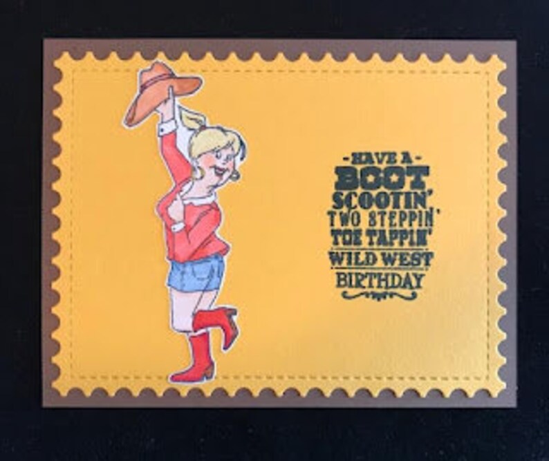 Have A Boot Scootin' Birthday Greeting Card - Etsy