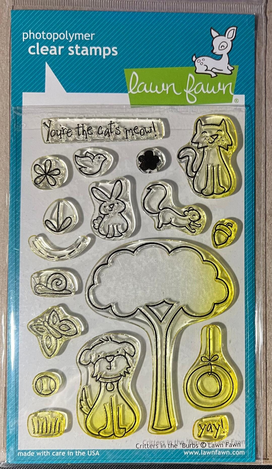 Lawn Fawn Critters in the Burbs Clear Stamps - Etsy