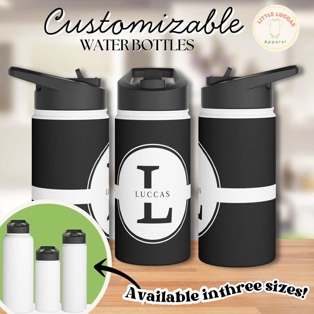 Personalized Stainless Steel Water Bottle With Custom Design, Perfect ...