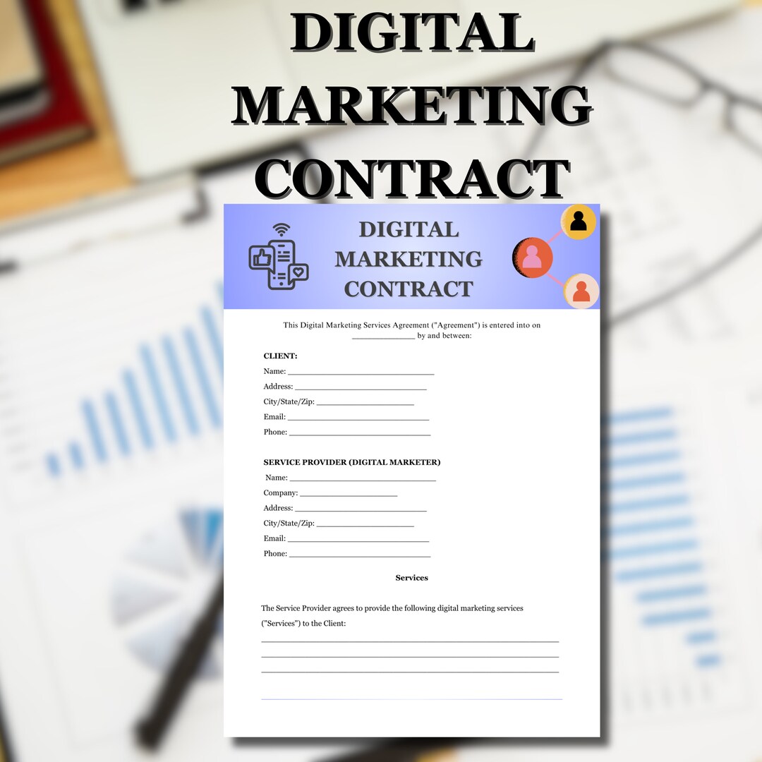 Digital Marketing Contract Template | Boost Your Business With ...