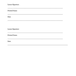 RV Parking Space Rental Agreement | RV Lot Rental Agreement | Letter ...