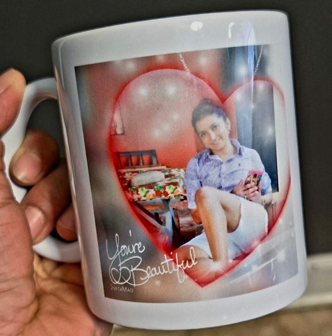 Ceramic Mug With Your Photo - Etsy
