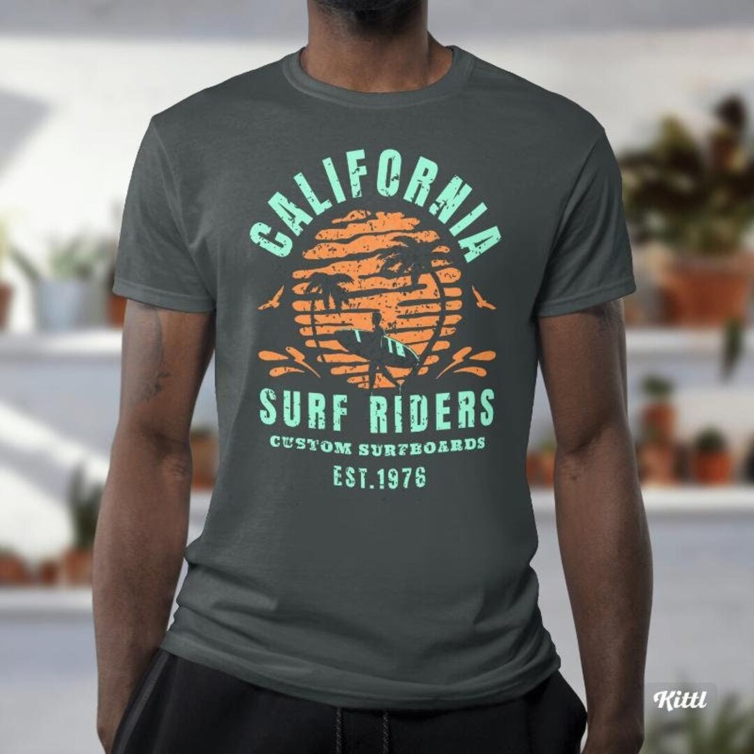 California Surf Riders Shirt, Surfer Gifts, Surfer Shirt, Summer Trip ...