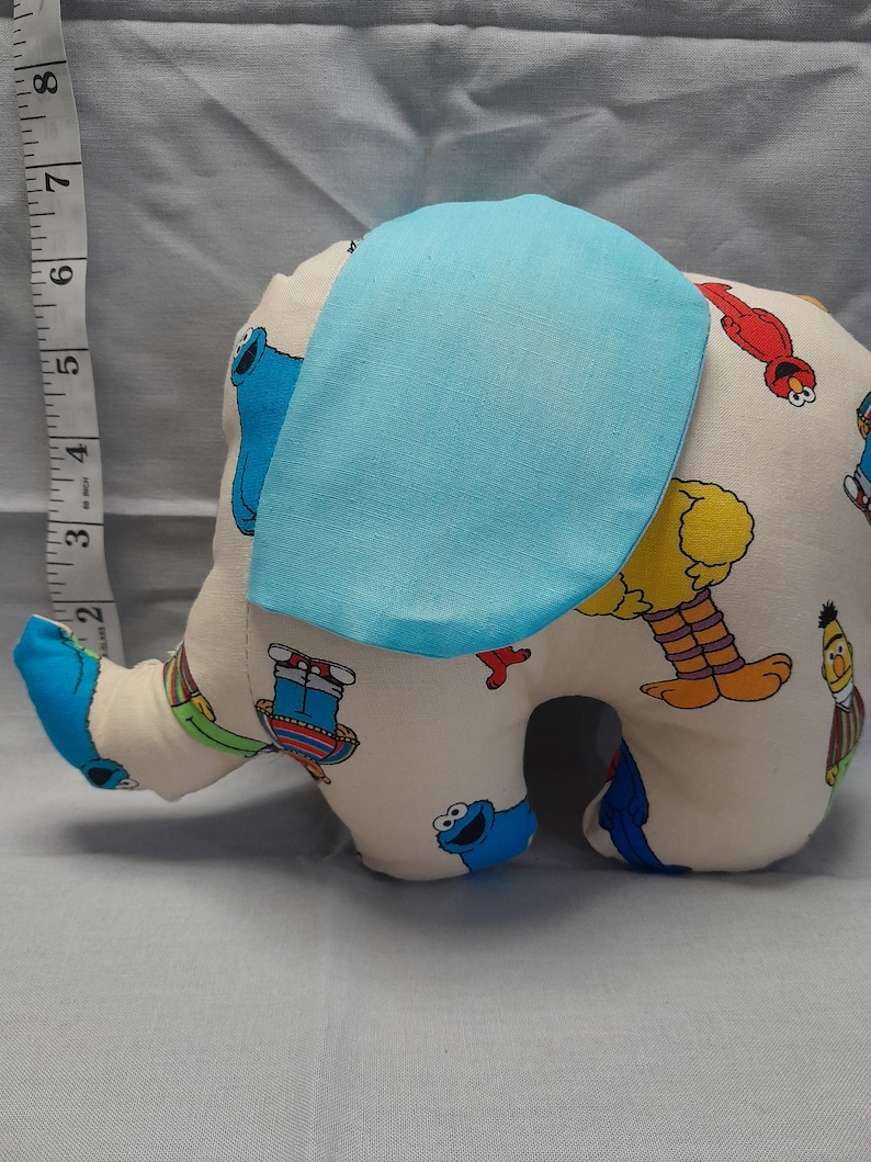 Elephant With Sesame Street Fabric - Etsy