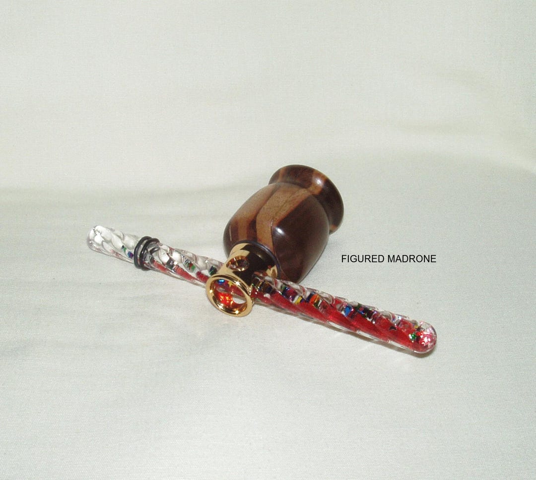 Kaleidoscope, Mini Oil Wand, Artisan Handcrafted in Figured Madrone ...