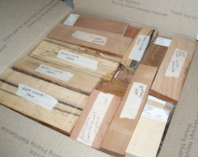 Hardwood Shop Cut-offs, Woods of the World, Labelled as to Type ...