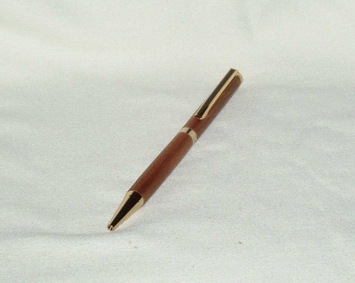 Pen Slimline Artisan Handcrafted in Anzem Wood Office - Etsy