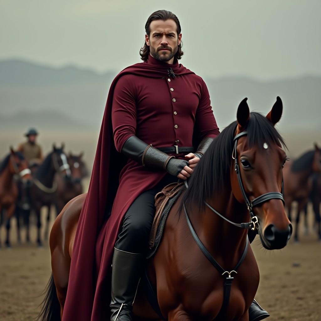 Medieval Warrior Coat | Renaissance Knight Tunic With Cape | Long ...