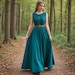 Sleeveless Medieval Gown for Women | Renaissance LARP Dress | Viking ...