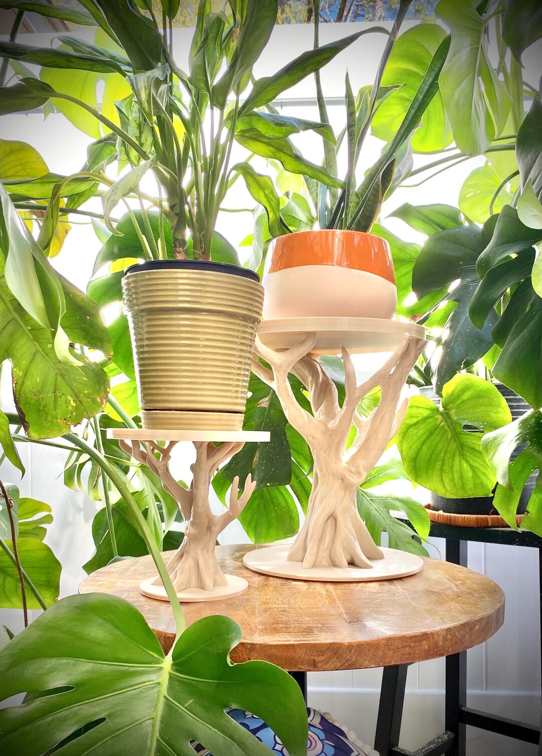 Rustic Tree Plant Stand: 3D Printed PLA Indoor Display - Etsy