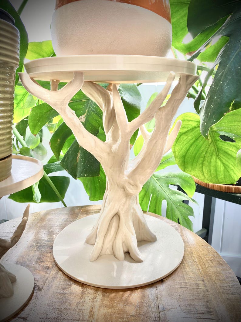 Rustic Tree Plant Stand: 3D Printed PLA Indoor Display - Etsy
