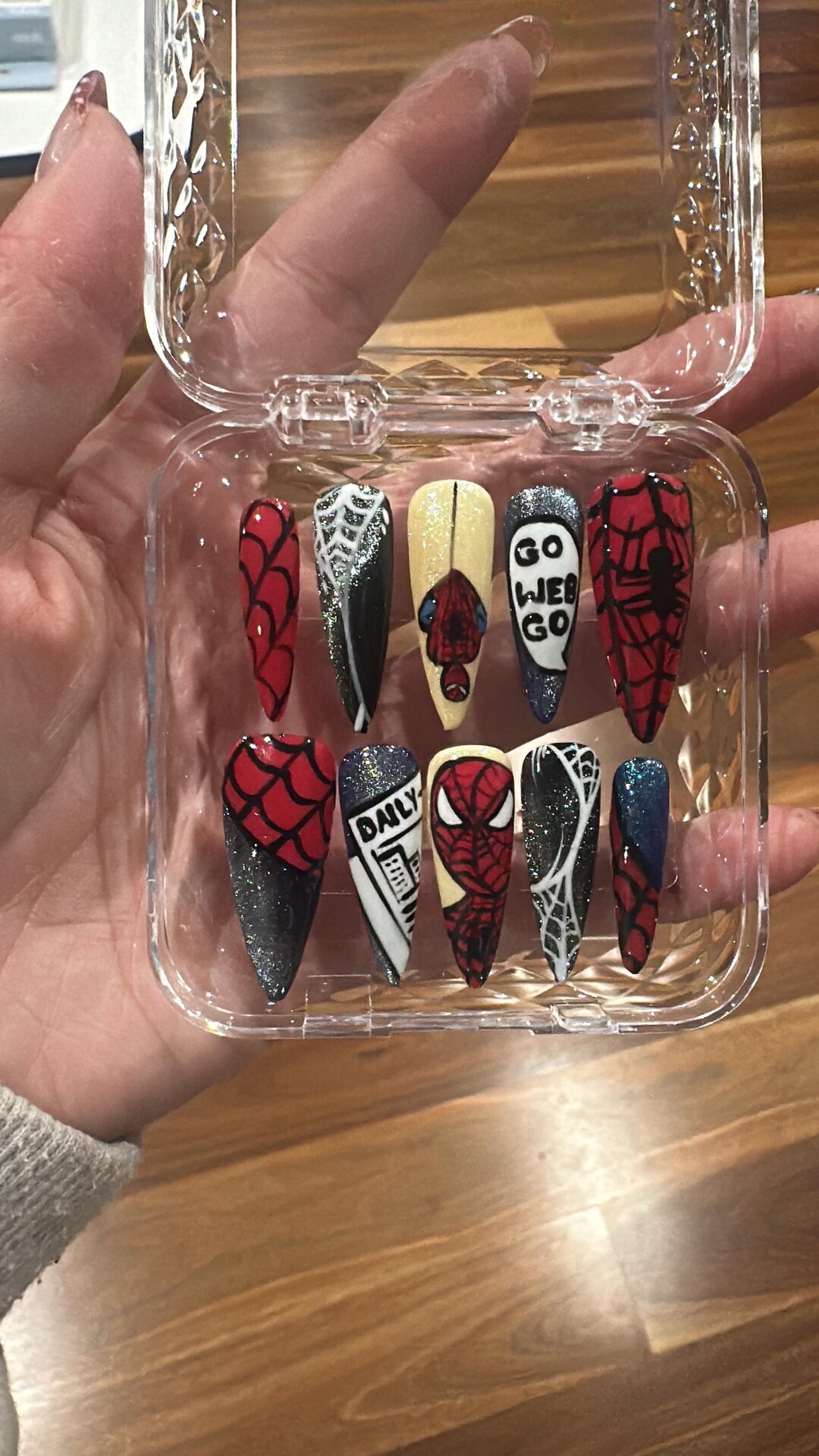 Spider-man Oh Spider-man Does Whatever a Nail Tech Can! - Etsy