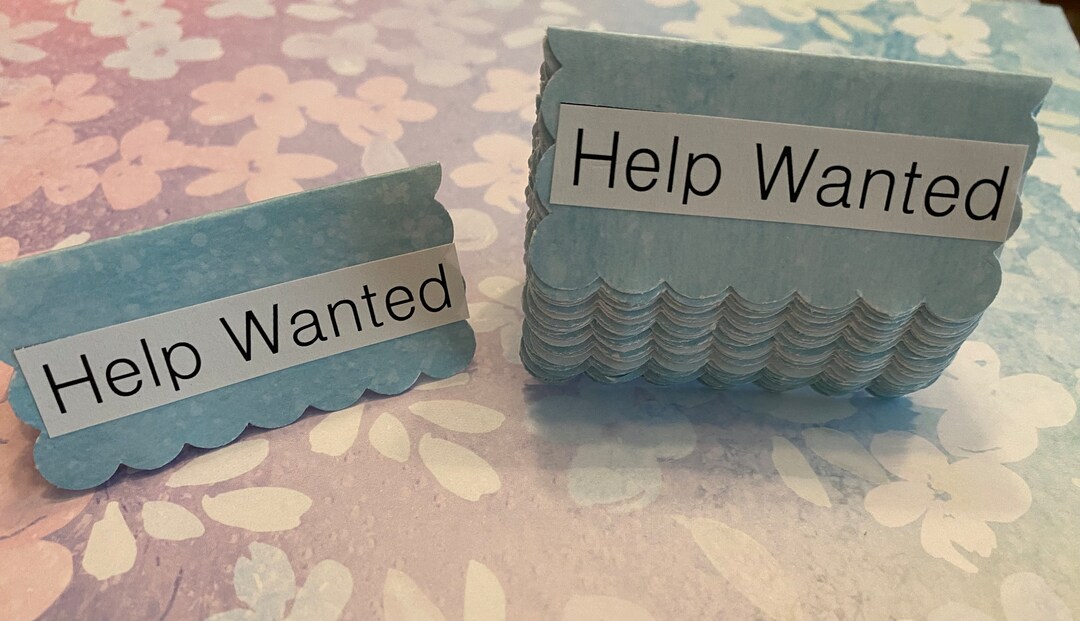 Teacher Help Wanted Signs for Students Set of 32 - Etsy