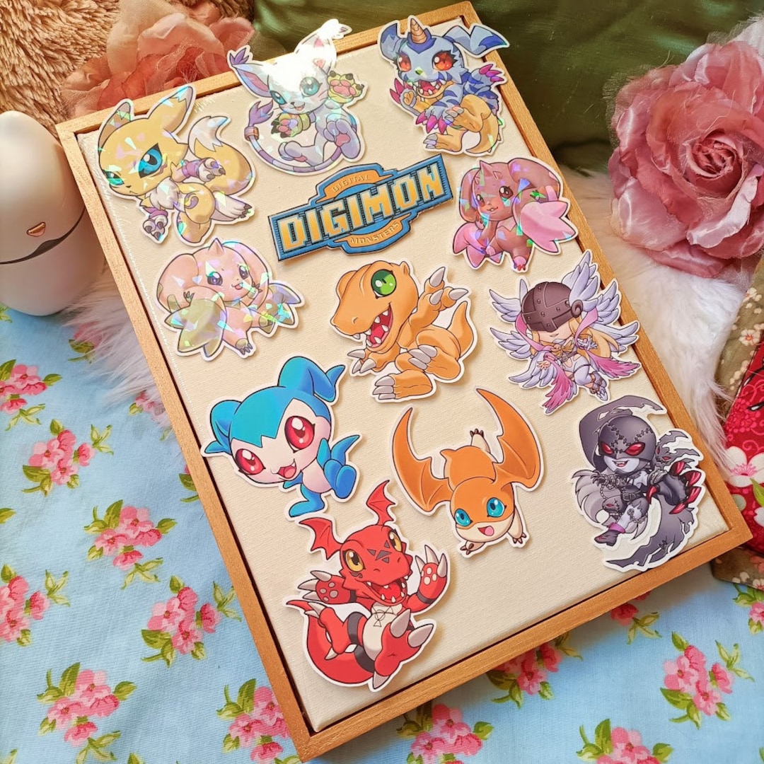 Digimon Stickers - Etsy