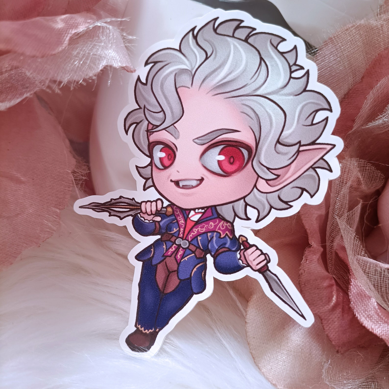 Baldur's Gate Chibi Stickers - Etsy