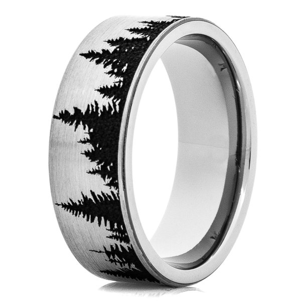 Tree Wedding Ring - Etsy
