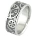 Laser Engraved Chronos Steampunk Style Titanium Ring - Etsy