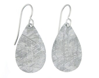 Meteorite Meteor Post Prong Earrings in Sterling Silver, Campo Del ...