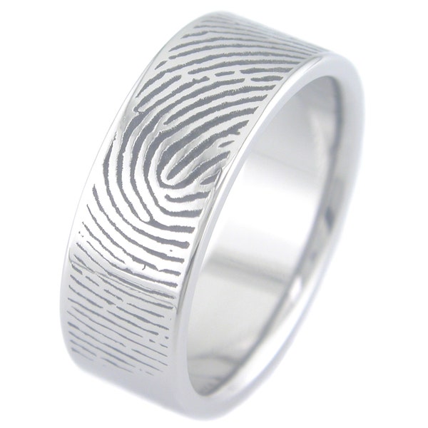 Fingerprint Ring - Etsy