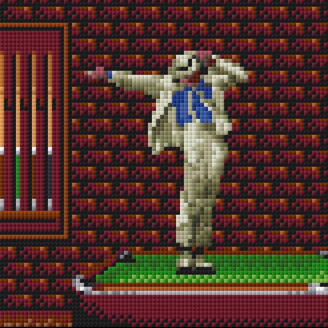 Michael Jackson’s Moonwalker - Club 30’s Scene Cross Stitch Pattern PDF ...