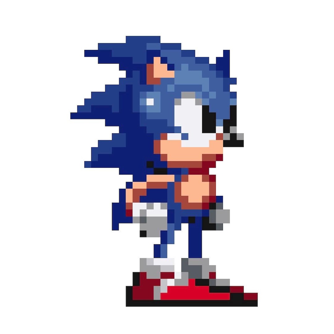Sonic From Sonic the Hedgehog 2 Cross Stitch Pattern PDF Instant ...