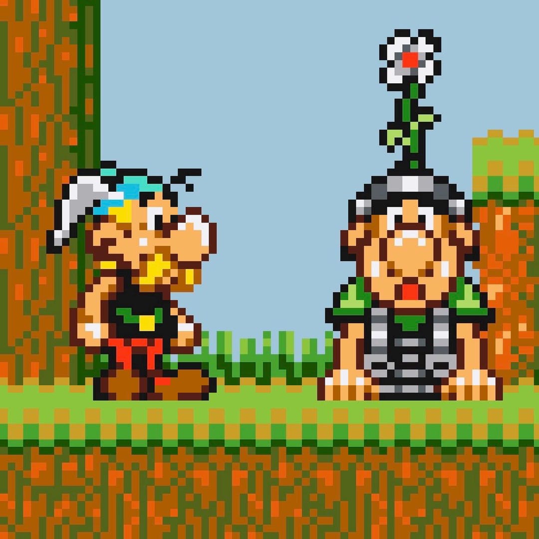 Asterix From Master System Cross Stitch Pattern PDF Instant Digital ...