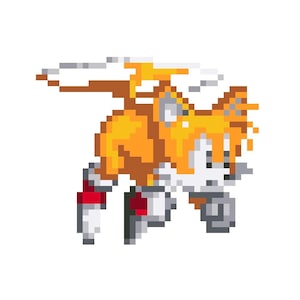 Tails Flying From Sonic the Hedgehog 3 Cross Stitch Pattern PDF Instant ...