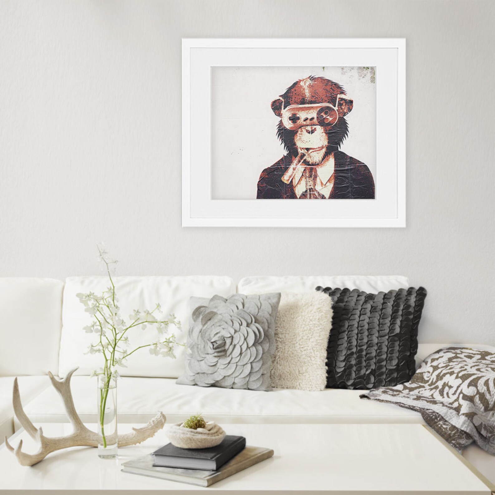 Paris Photography graffiti Monkey Paris Print Urban - Etsy