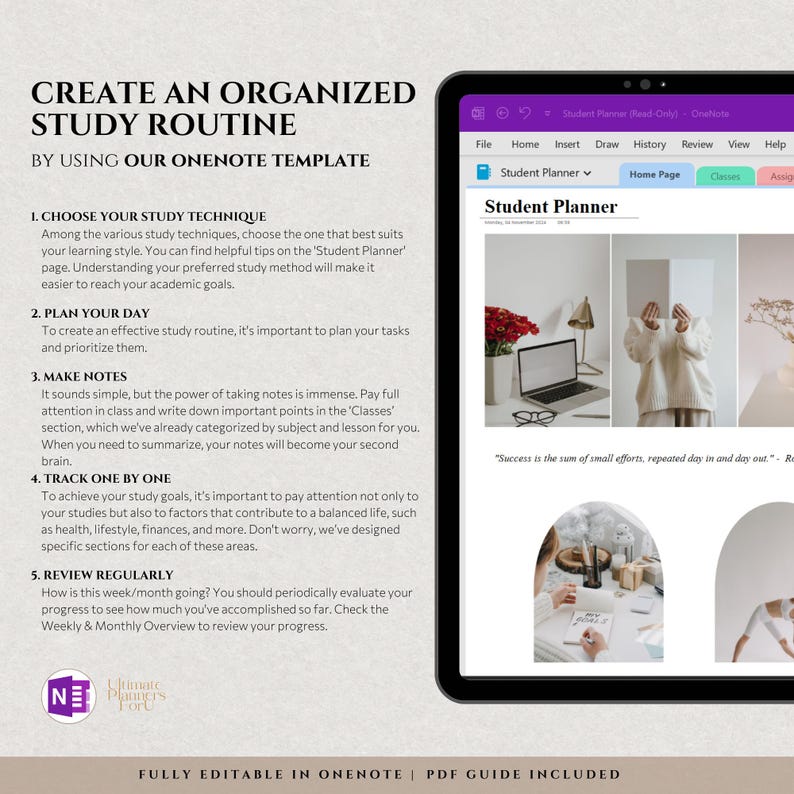 One Note 2025 Academic Planner | Study Planner | Ultimate Onenote ...