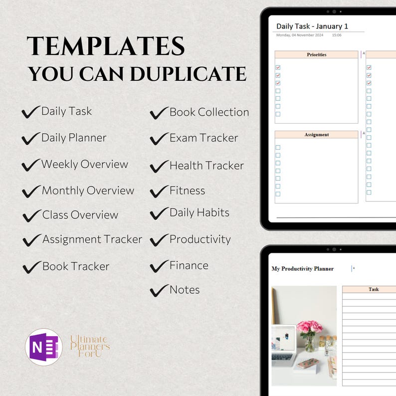 One Note 2025 Academic Planner | Study Planner | Ultimate Onenote ...