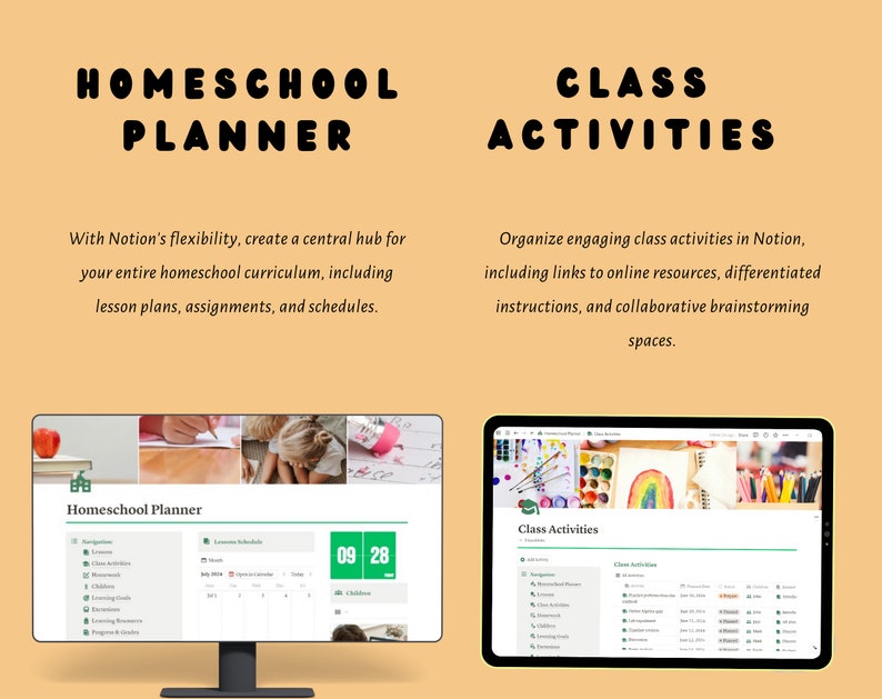 Homeschool Planner NOTION TEMPLATE | Digital Homeschooling Planner for ...
