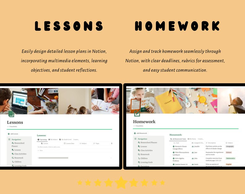 Homeschool Planner NOTION TEMPLATE | Digital Homeschooling Planner for ...