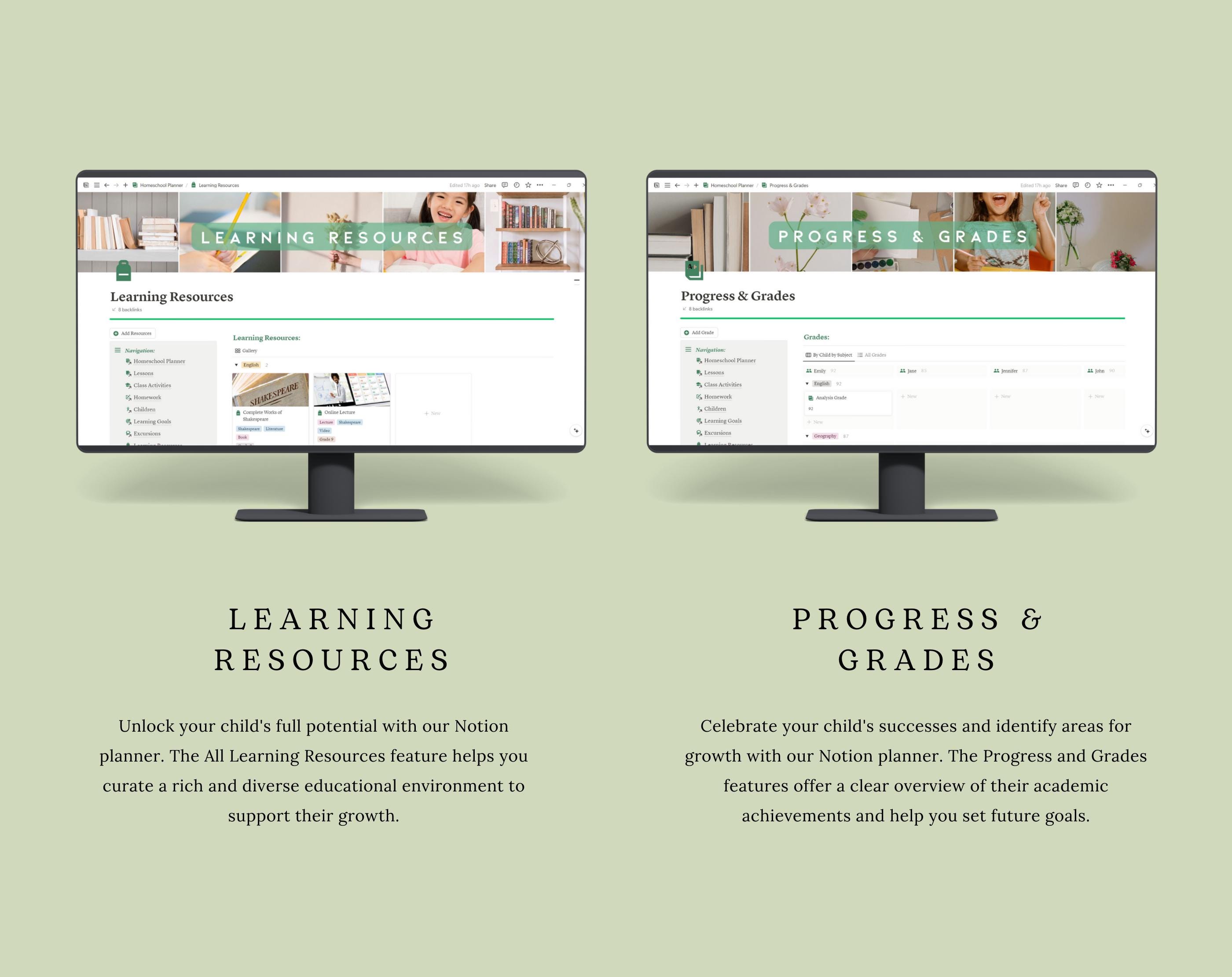 Homeschool Planner NOTION TEMPLATE | Digital Homeschooling Planner for ...