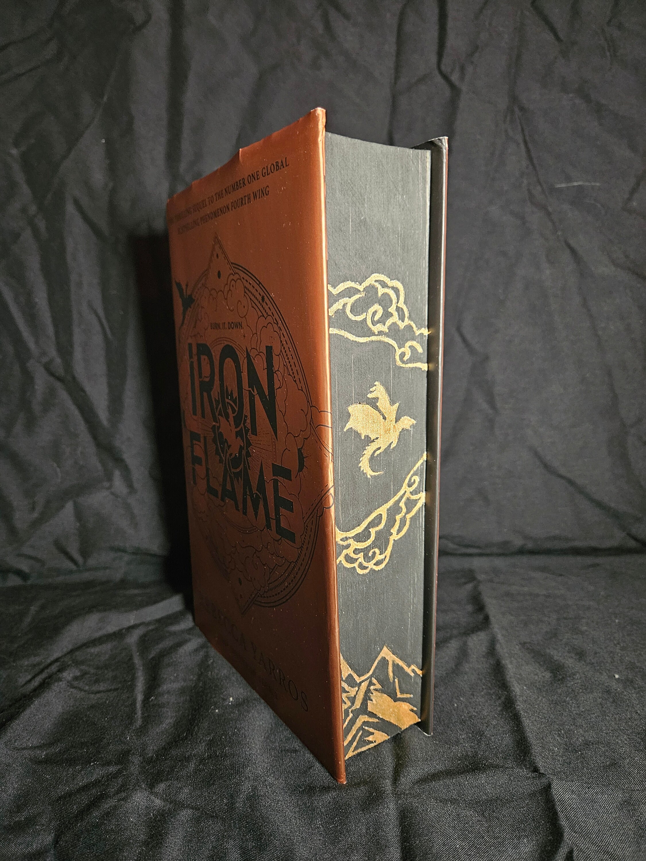 Iron Flame - Hand Painted Edges, Special Edition Hardback Book. - Etsy