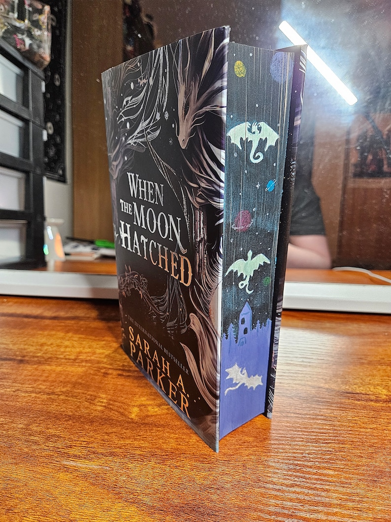 When the Moon Hatched Hand Painted Edges, Special Edition Book. - Etsy