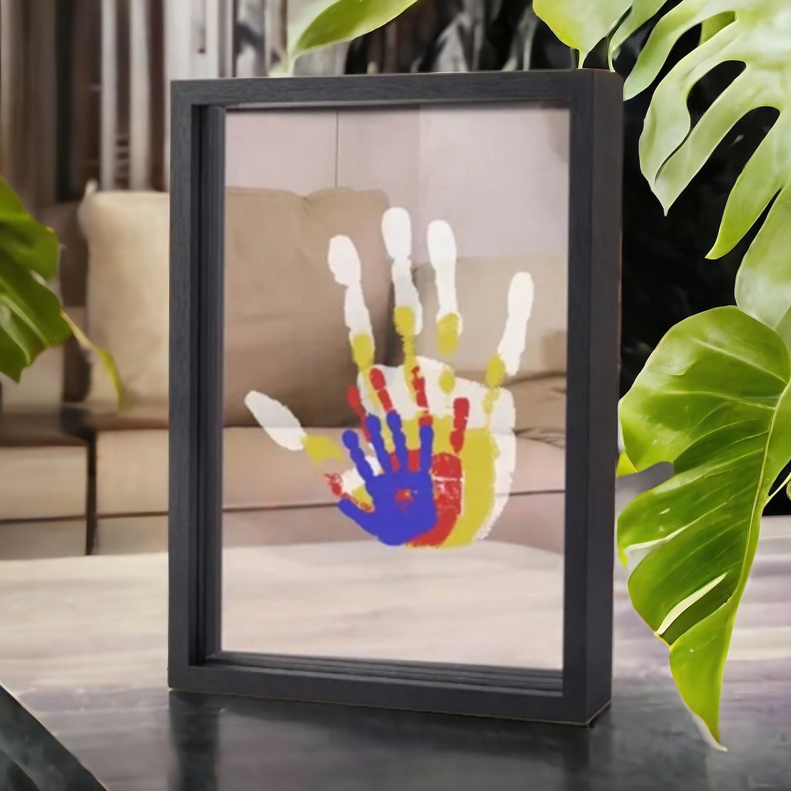 Family Handprint Keepsake Kit, DIY Craft Gift Set, Non-toxic Paints ...