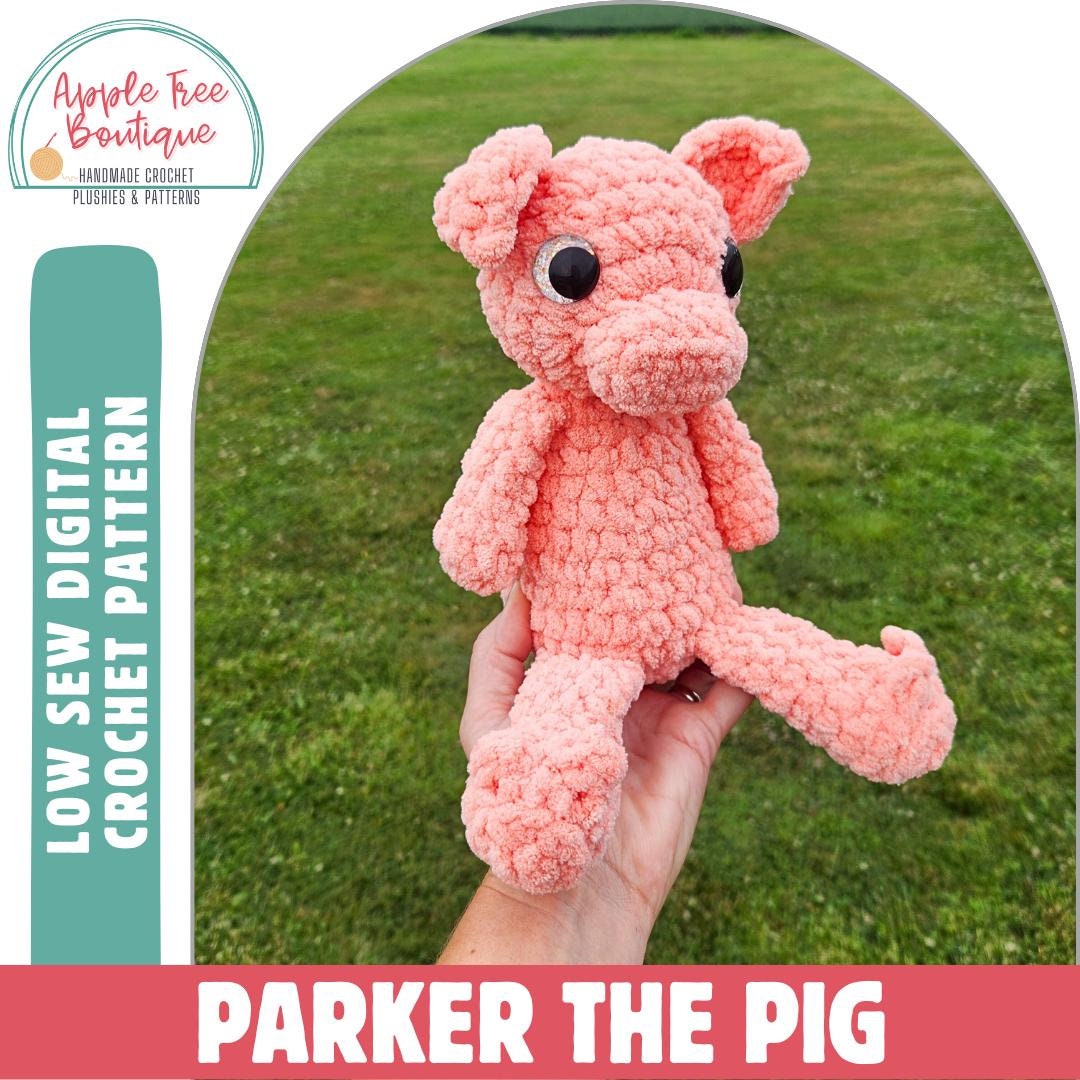 Parker the Pig Low Sew Crochet PDF PATTERN - Etsy