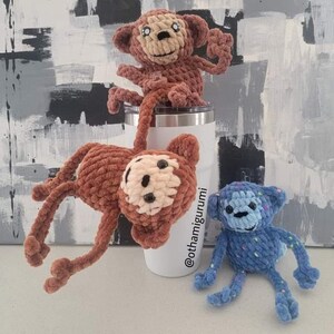 Milly the Monkey Tagalong No Sew Crochet PDF PATTERN - Etsy