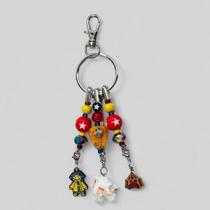 Coraline Inspired Circus Mouse Keychain Bag Clip Charm - Etsy