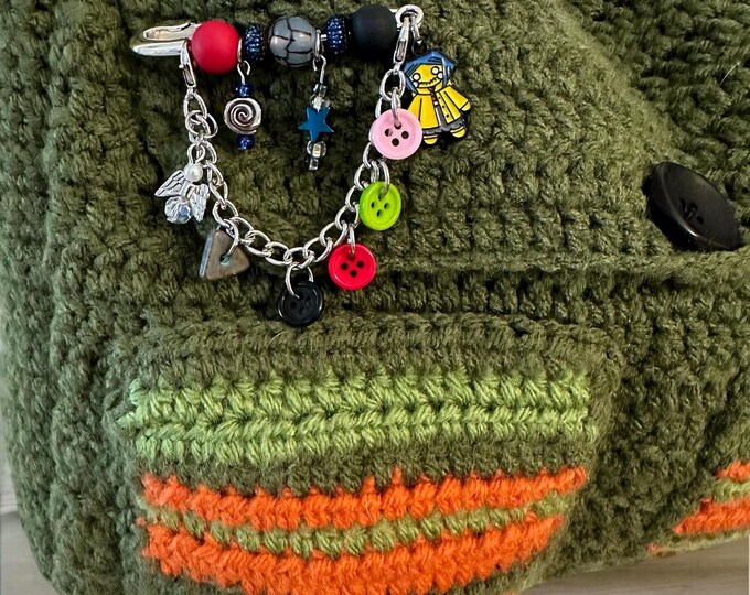 Coraline Inspired Pin, Safety Pin,bag Charm, Bag Pin, the Ghost ...