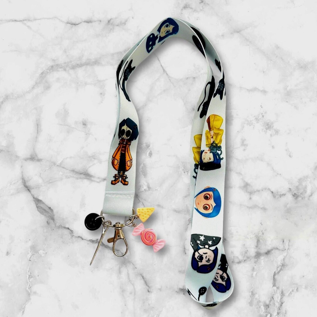 Coraline Inspired Charm Laynard Badge Clip - Etsy