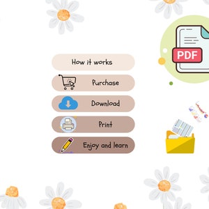 Educational Worksheets for Kids - Etsy