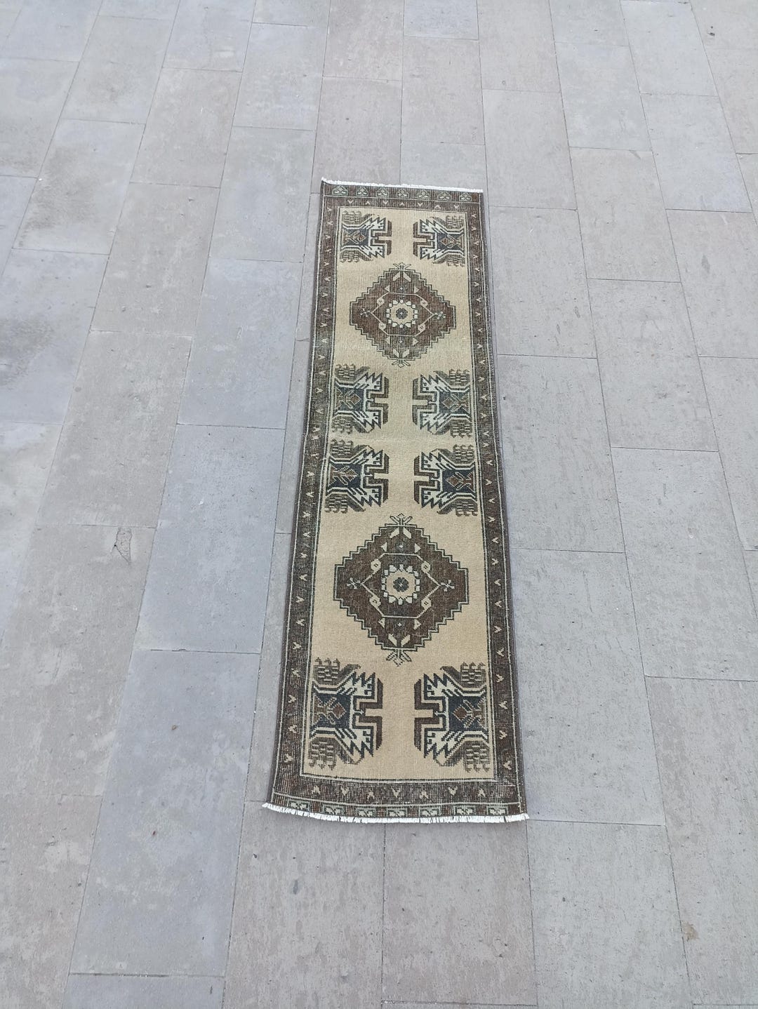2x6 Turkish Wool Rug Runner, 2x6 Small Kitchen Runners, Vintage ...