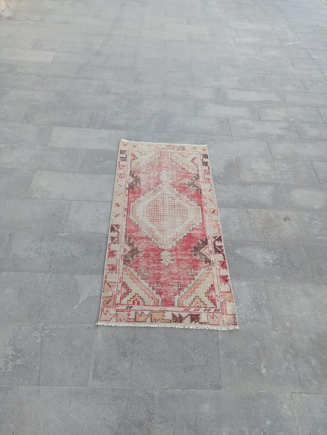 2.5x5 FT Rug, Turkish Rug, Vintage Rug, Handmade Wool Rug, for Kitchen ...