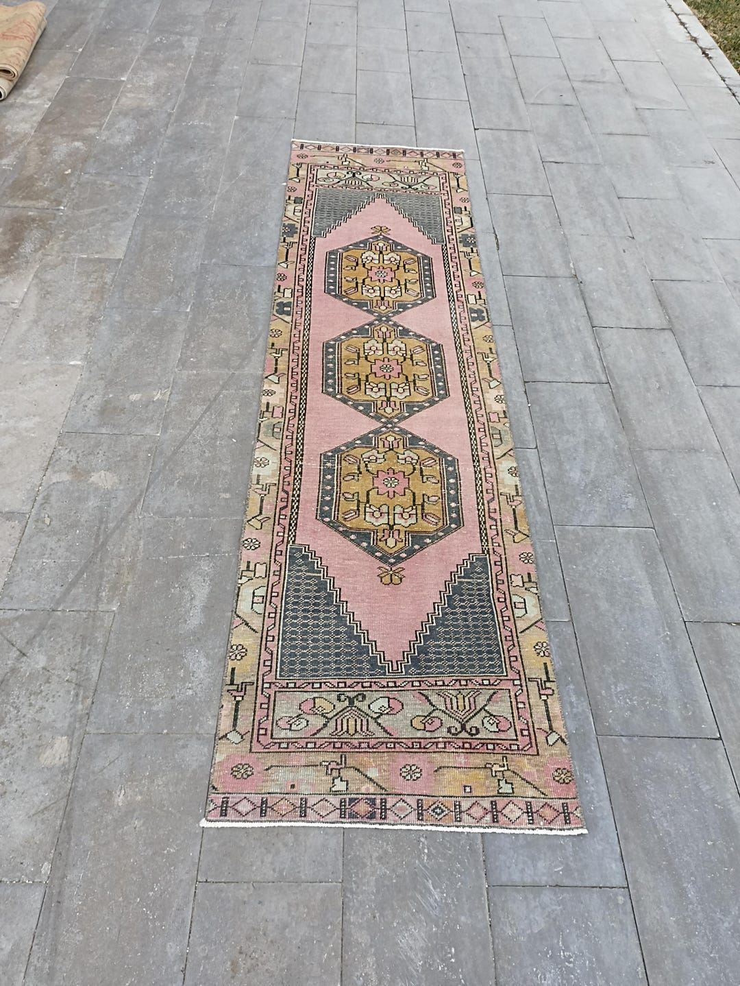 2.7x9.9 Ft Runner Rug, Handmade Wool Woven Rug, Home Decor Rug ...