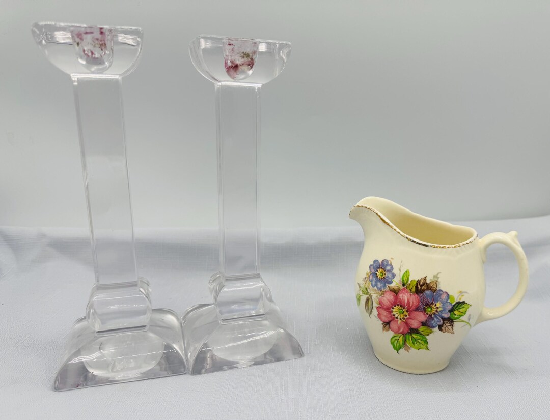 Antique Royal Swan Creamer, 22K Gold Floral Porcelain, Staffordshire ...