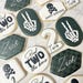 Bad TWO the Bone 2nd Birthday Cookies: Skull Party Favors, Set of 12 - Etsy