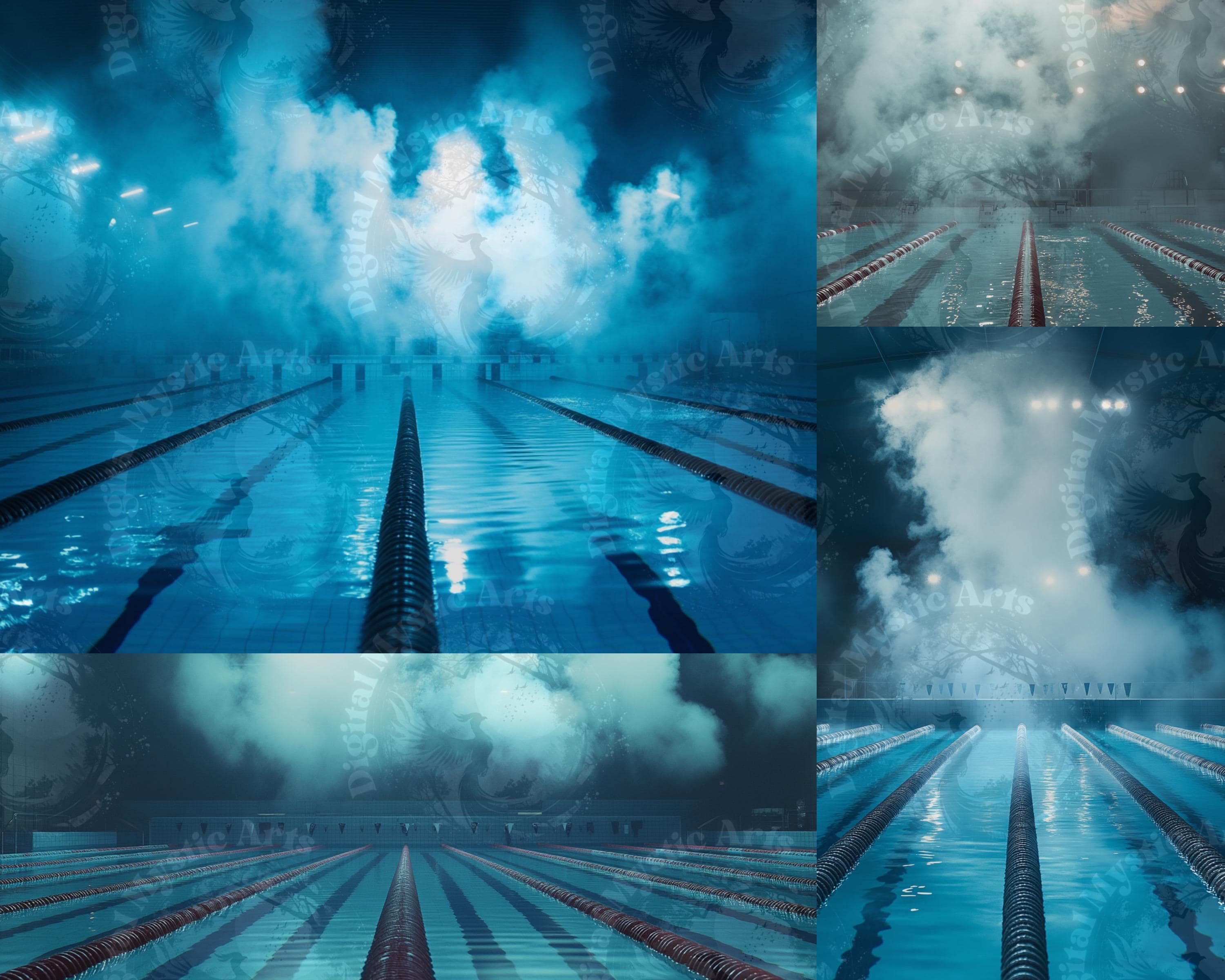 Swimming Pool Backgrounds Swimmer Background Swim Team Digital Backdrop ...