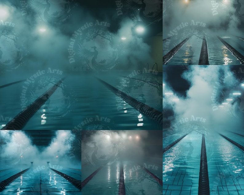 Swimming Pool Backgrounds Swimmer Background Swim Team Digital Backdrop ...