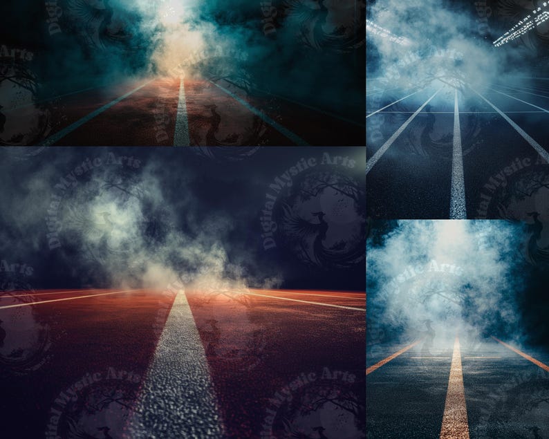 Runner Track and Field Background Track & Field Poster Digital Backdrop ...